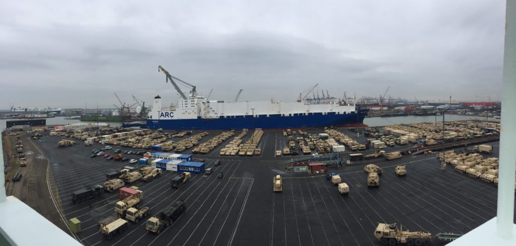 ARC Discharges Army Unit from Three Vessels for Operation Atlantic ...