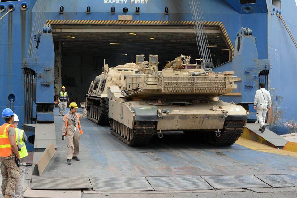 ARC Discharges Army Unit Cargo in Kuwait - American Roll-On Roll-Off ...