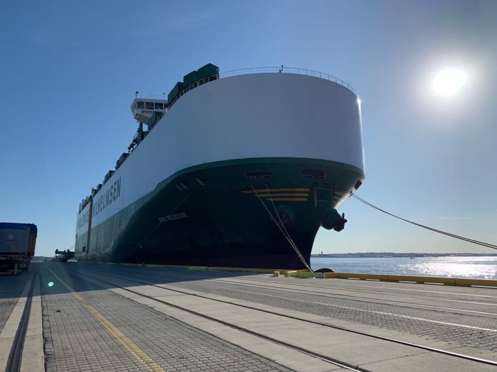 ARC Celebrates 3 Newest Ships - American Roll-On Roll-Off Carrier