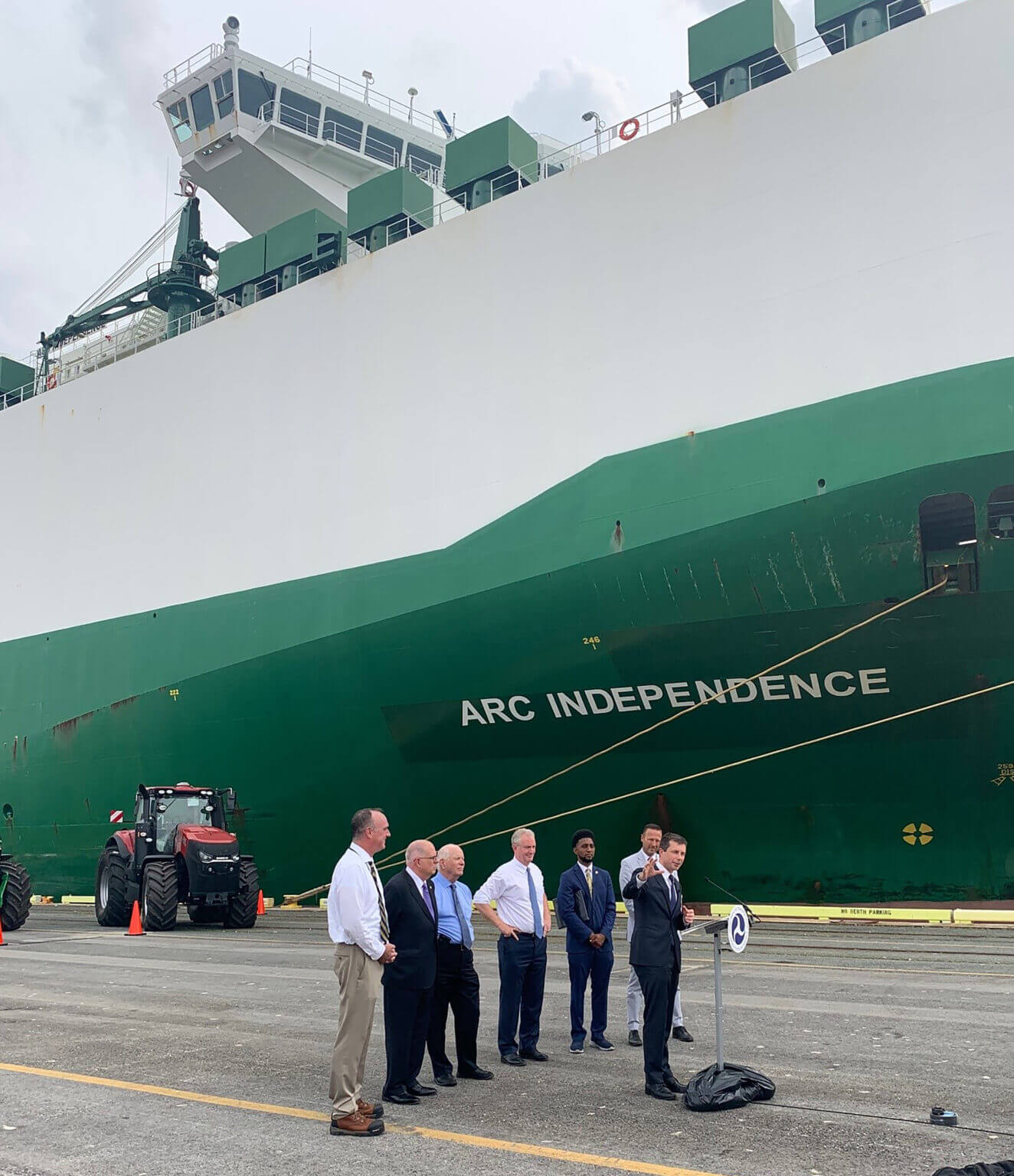 U.S. Secretary of Transportation Visits ARC Ship in Port of Baltimore ...