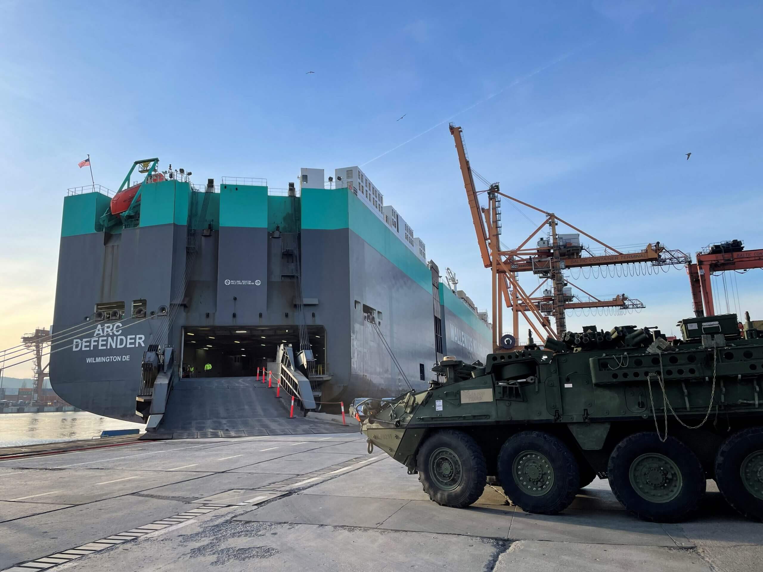 American Roll-On Roll-Off Carrier Supports Defender Europe 2022 ...