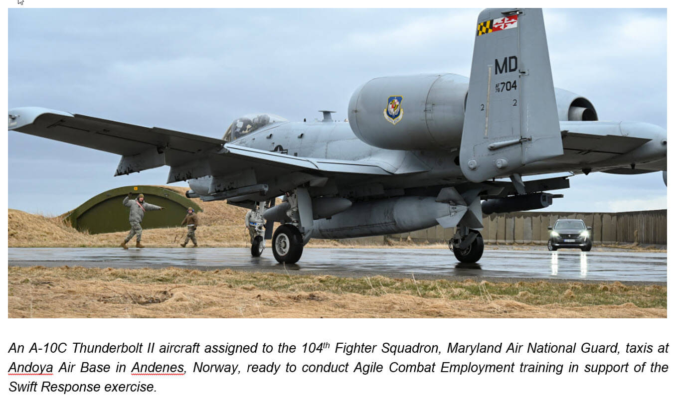 ARC Supports 175th Air Wing During Exercise Swift Response - American ...